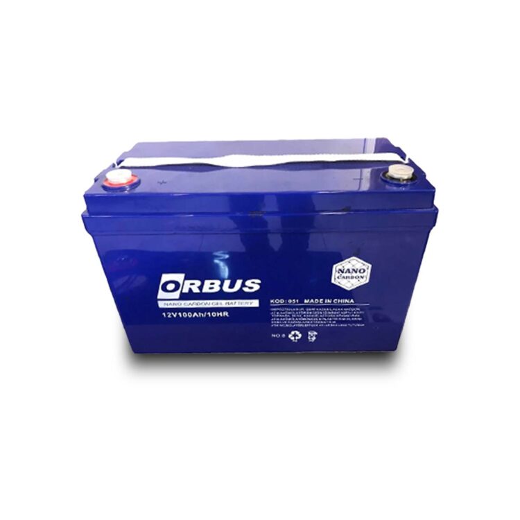 ORBUS 12V 100A JEL AKÜ – Arer Enerji