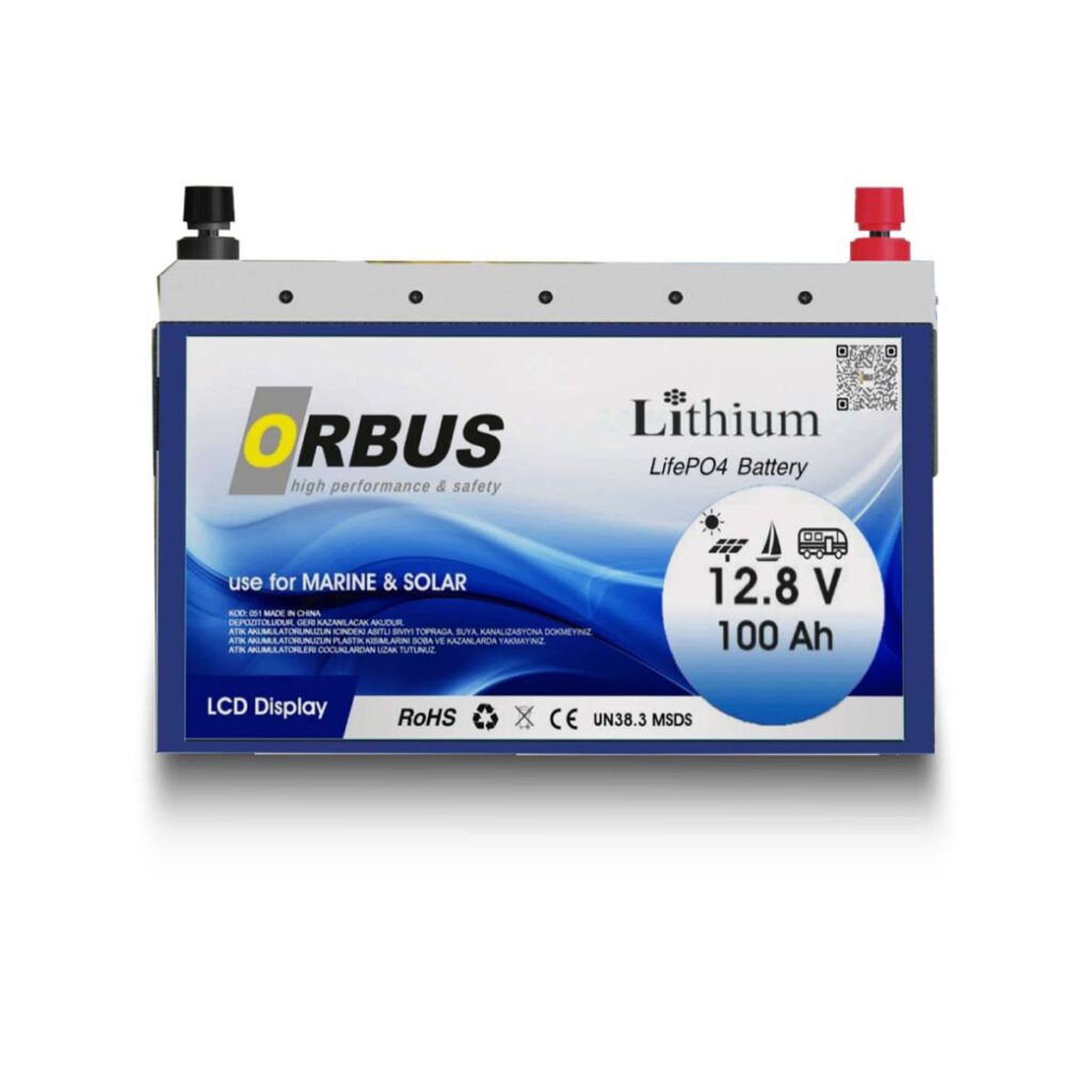 ORBUS 12V 100A LİTYUM AKÜ – Arer Enerji